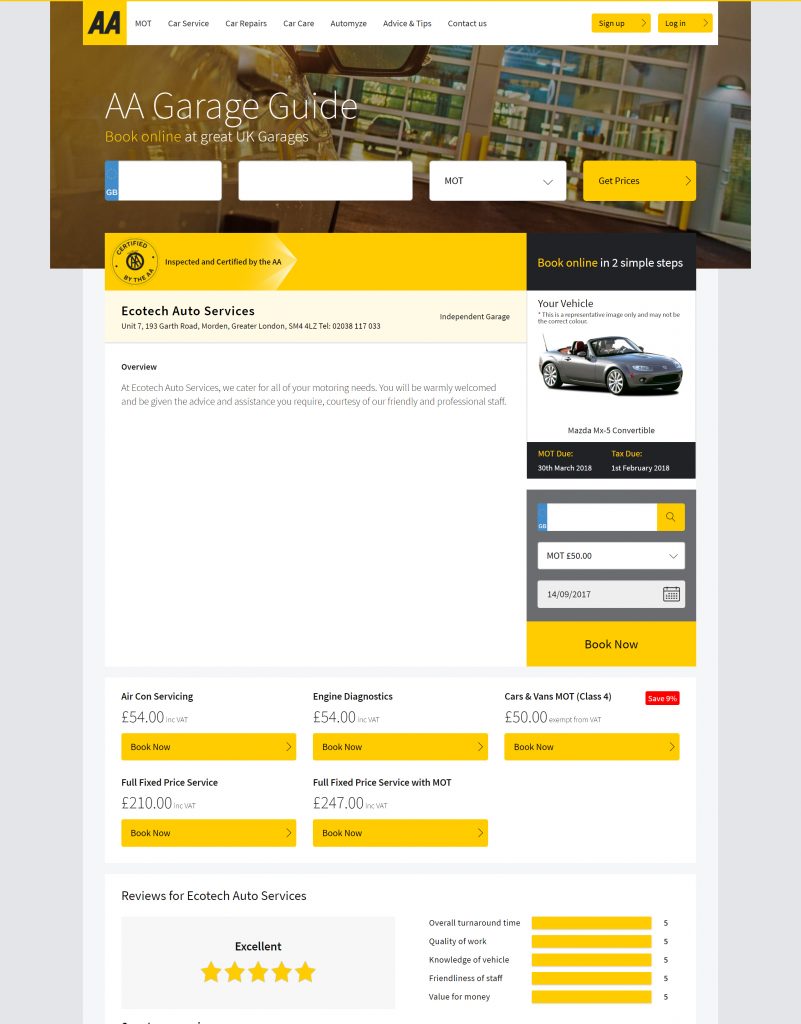 How Does the AA Help it's Garages to Generate More Business ...