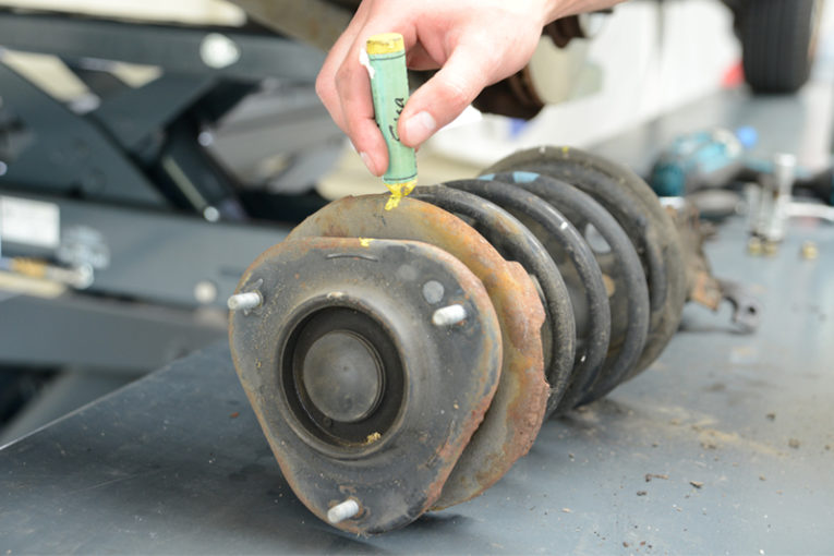 Fitting Replacement Shock Absorbers - Professional Motor Mechanic