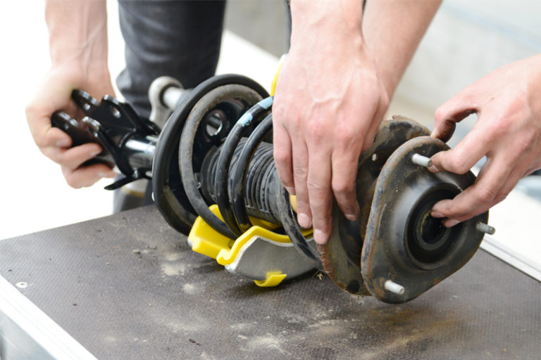 Fitting Replacement Shock Absorbers - Professional Motor Mechanic
