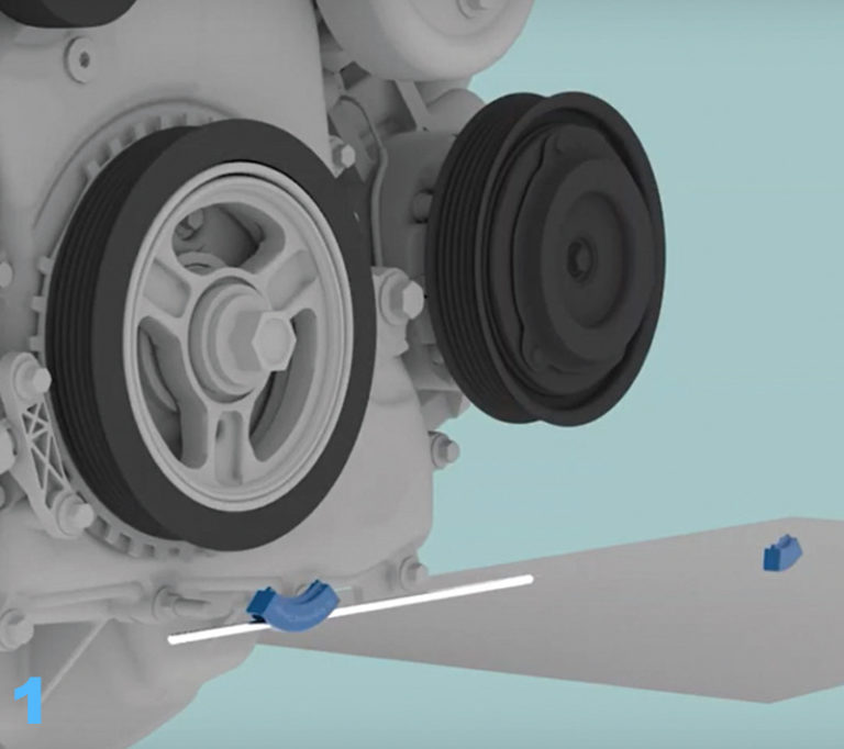 How to check V-belt pulley alignment - Professional Motor Mechanic