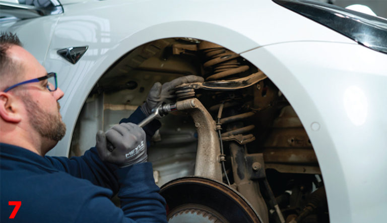 How to install a Tesla control arm - Professional Motor Mechanic