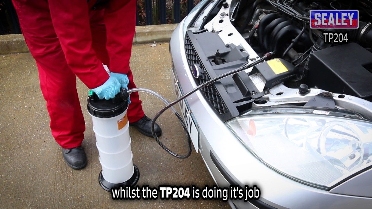 Sealey TP204 8 Litre Vacuum Fuel & Fluid Extractor - Professional Motor ...